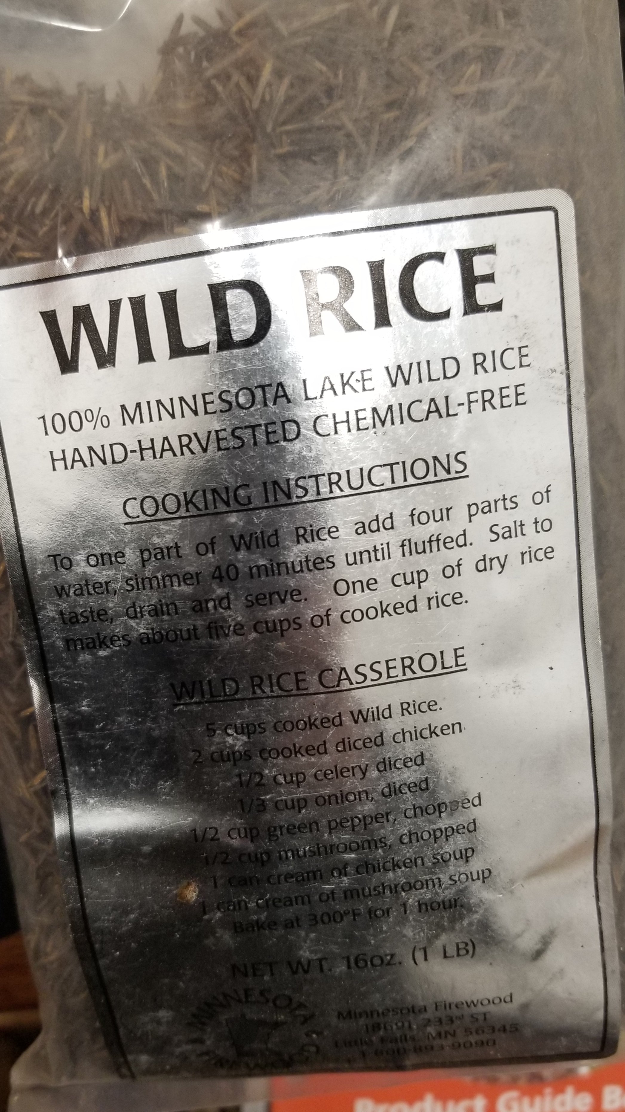 100% Minnesota Wild Rice – Minnesota Firewood